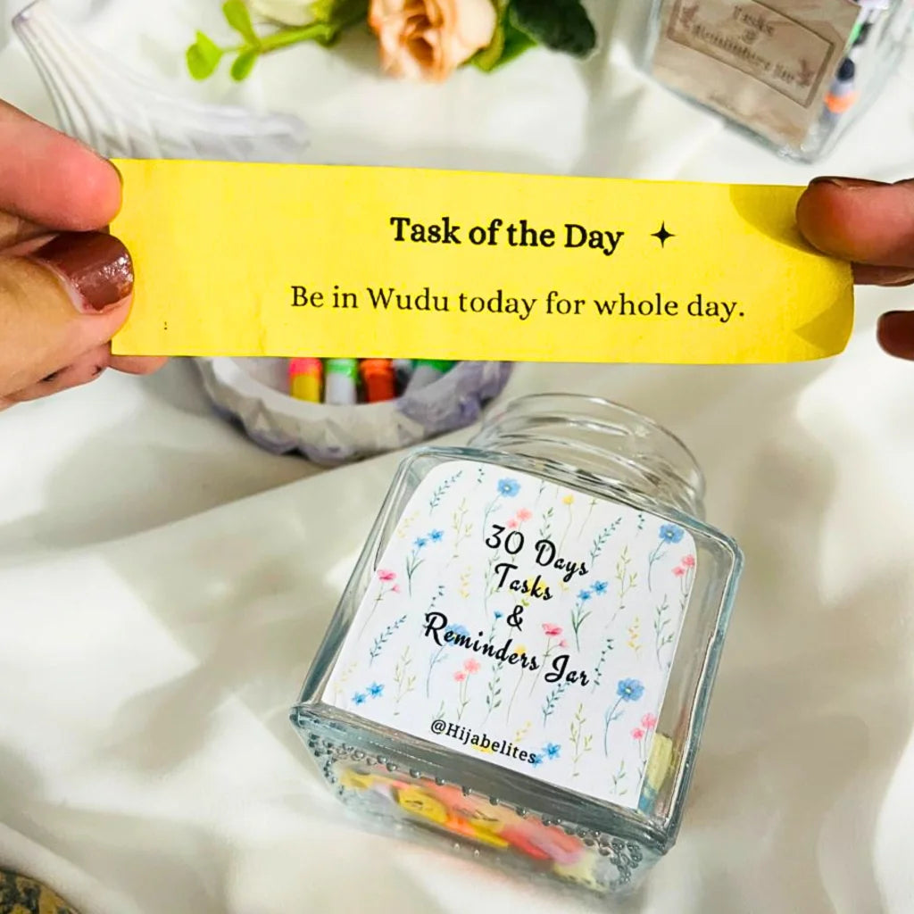 Tasks & Reminders Jar🎀 – Hijab Elites
